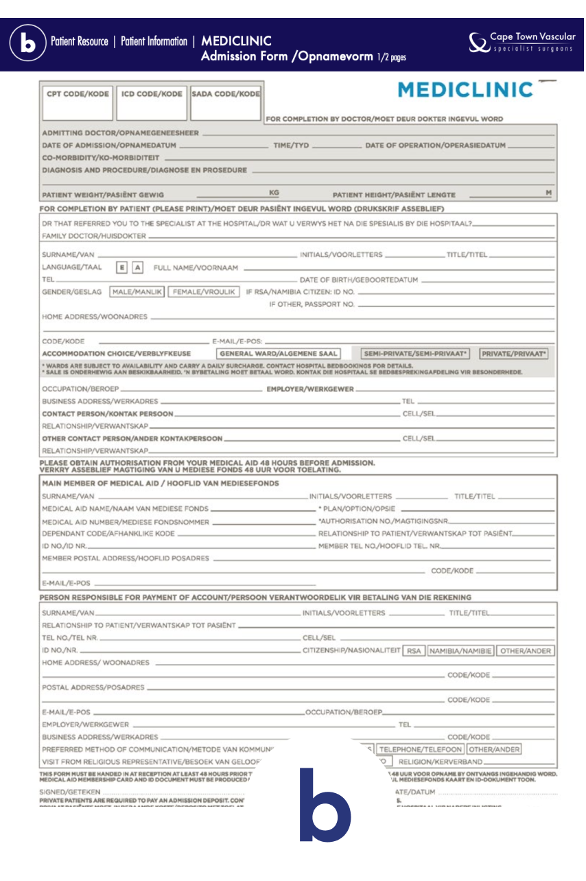 Resources - Cape Town Vascular